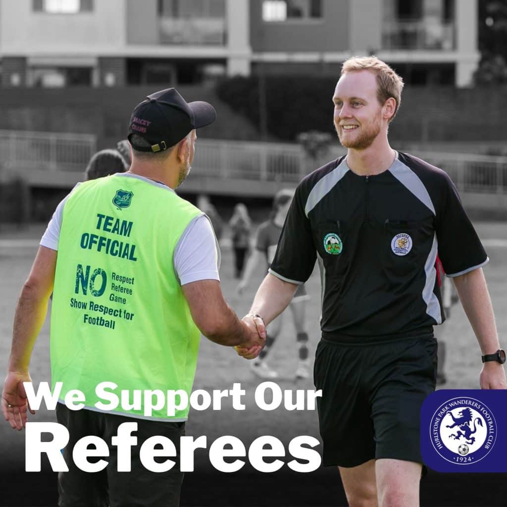 Stand in Support of our Referees | Hurlstone Park Wanderers
