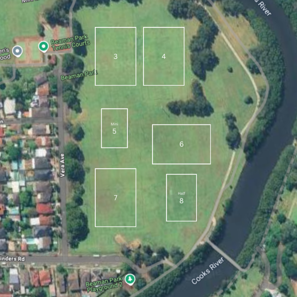 Training Maps and allocation | Hurlstone Park Wanderers